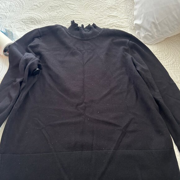 Tops | Guage Mock Turtleneck Black | Poshmark